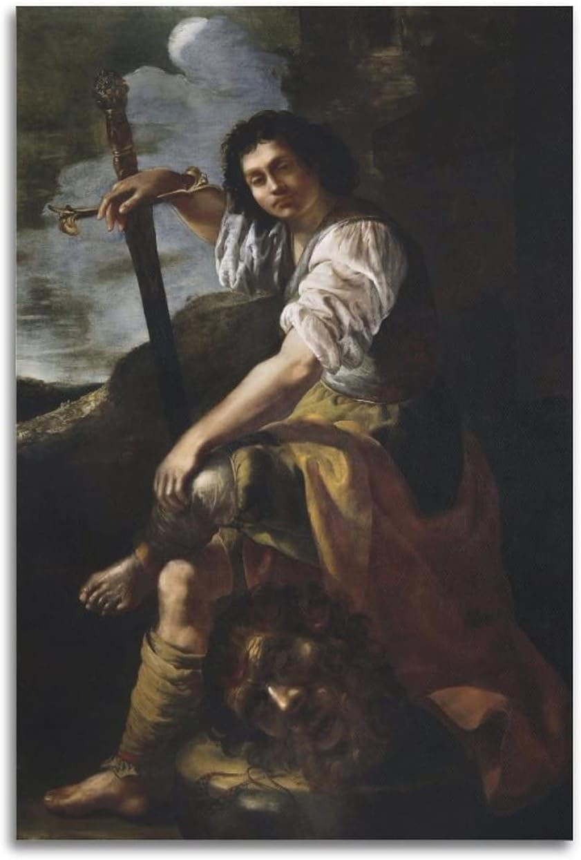 Amazon.com: JAHER Artemisia Gentileschi Paintings - (David And Goliath ...