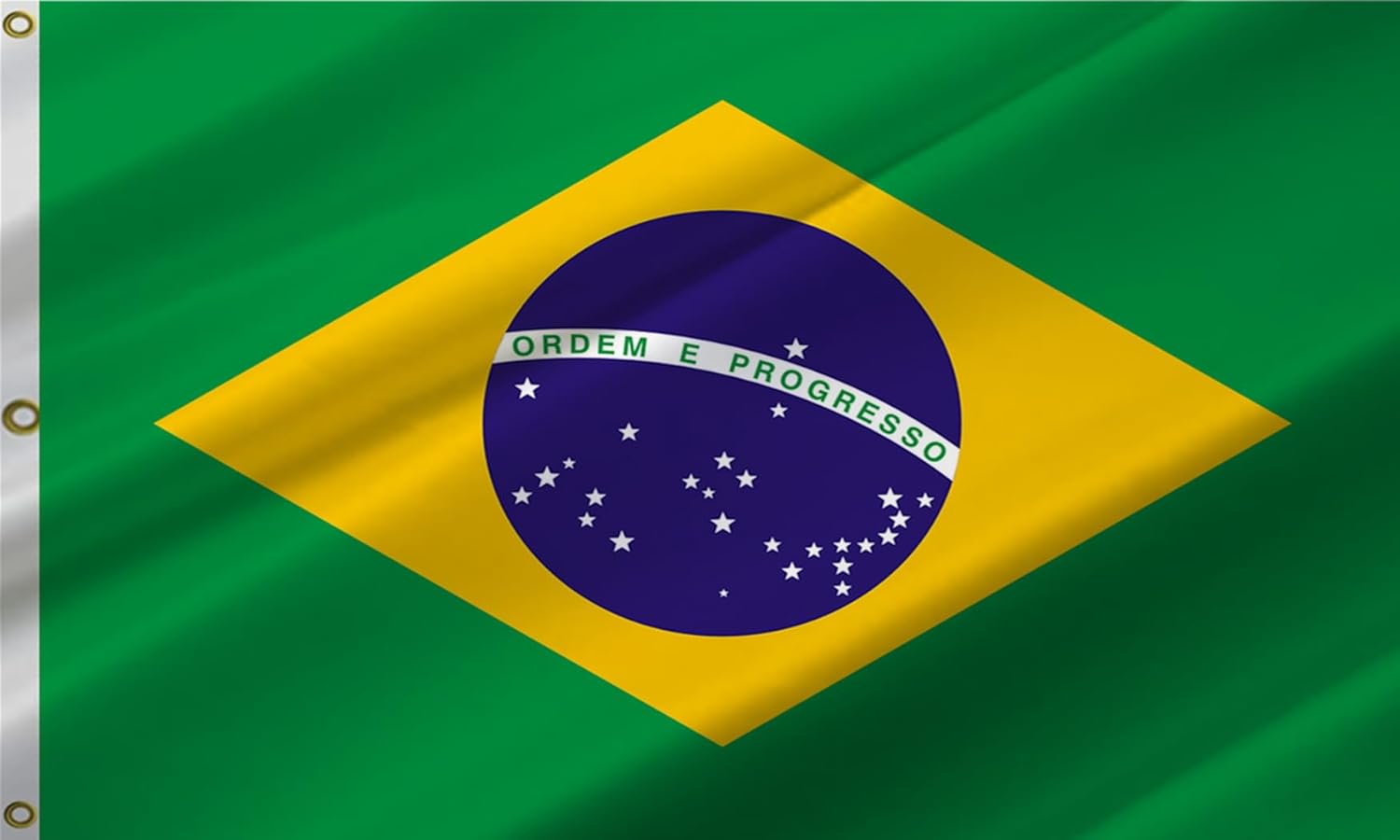 Amazon.com : ANCONINE Brazil Flag 6x10FT,Brazilian National Flags with ...