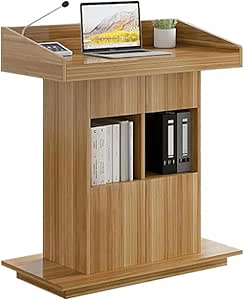 Podium solid podiums Large Podium Solid Wood Lecterns with 2 Spacious ...