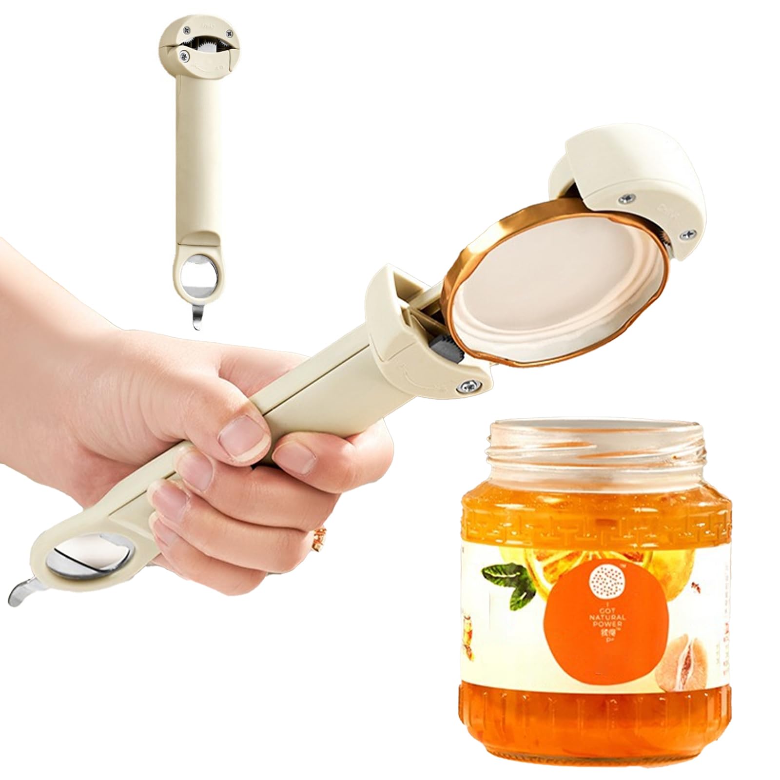 Multifunctional Retractable Jar Opener, Stainless Steel Jar Opener Ring ...