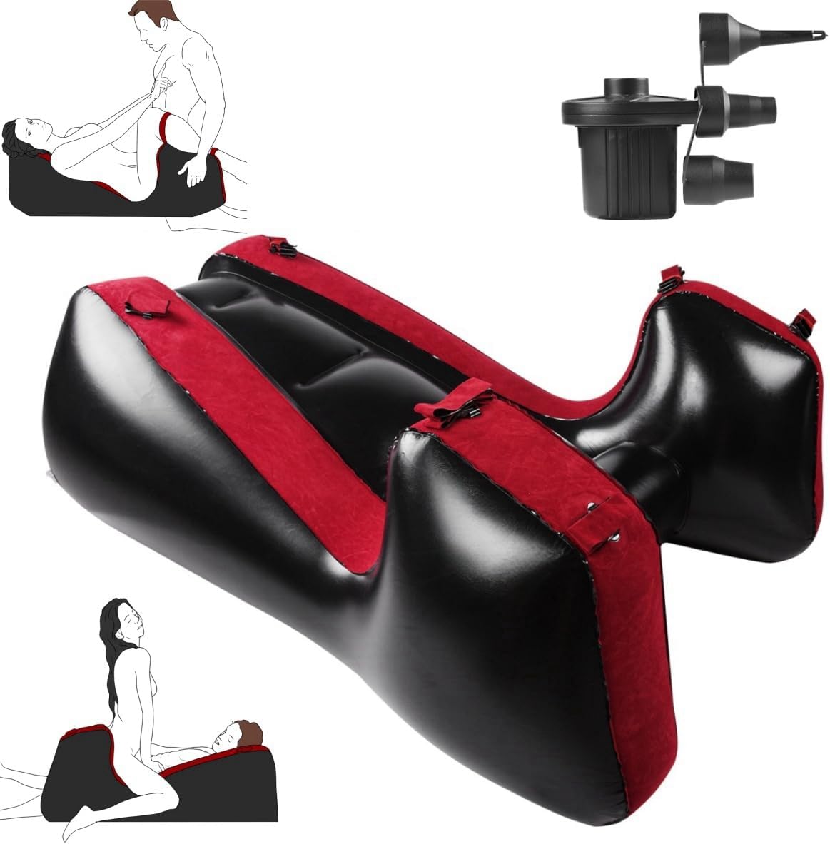 Amazon.com: Sex Sofa Inflatable Sex Furniture BDSM Bed Bondage Sex Chair with Electirc Inflator ...