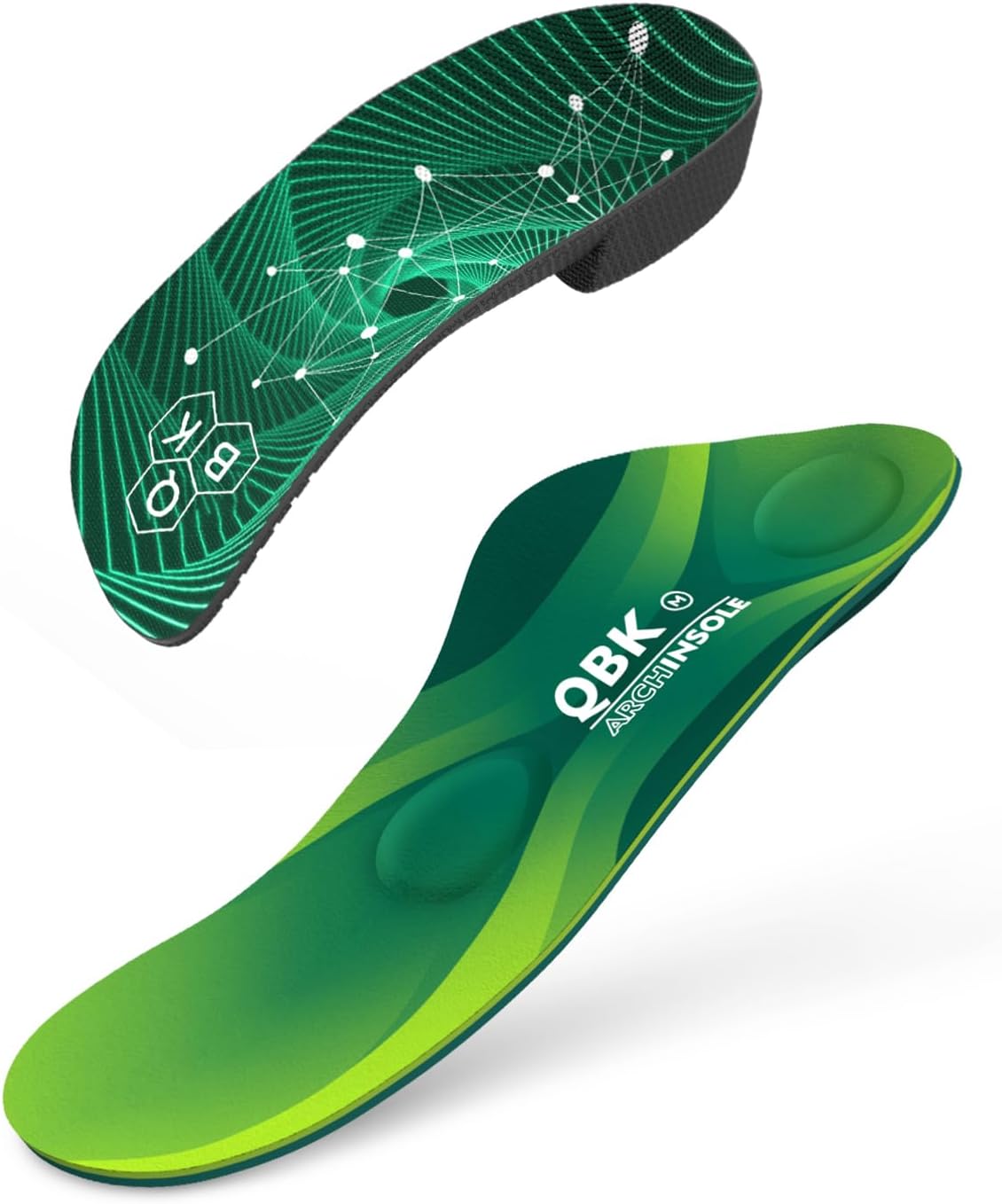 Amazon.com: Orthotic Insoles, QBK Arch Support Insoles with Achilles ...