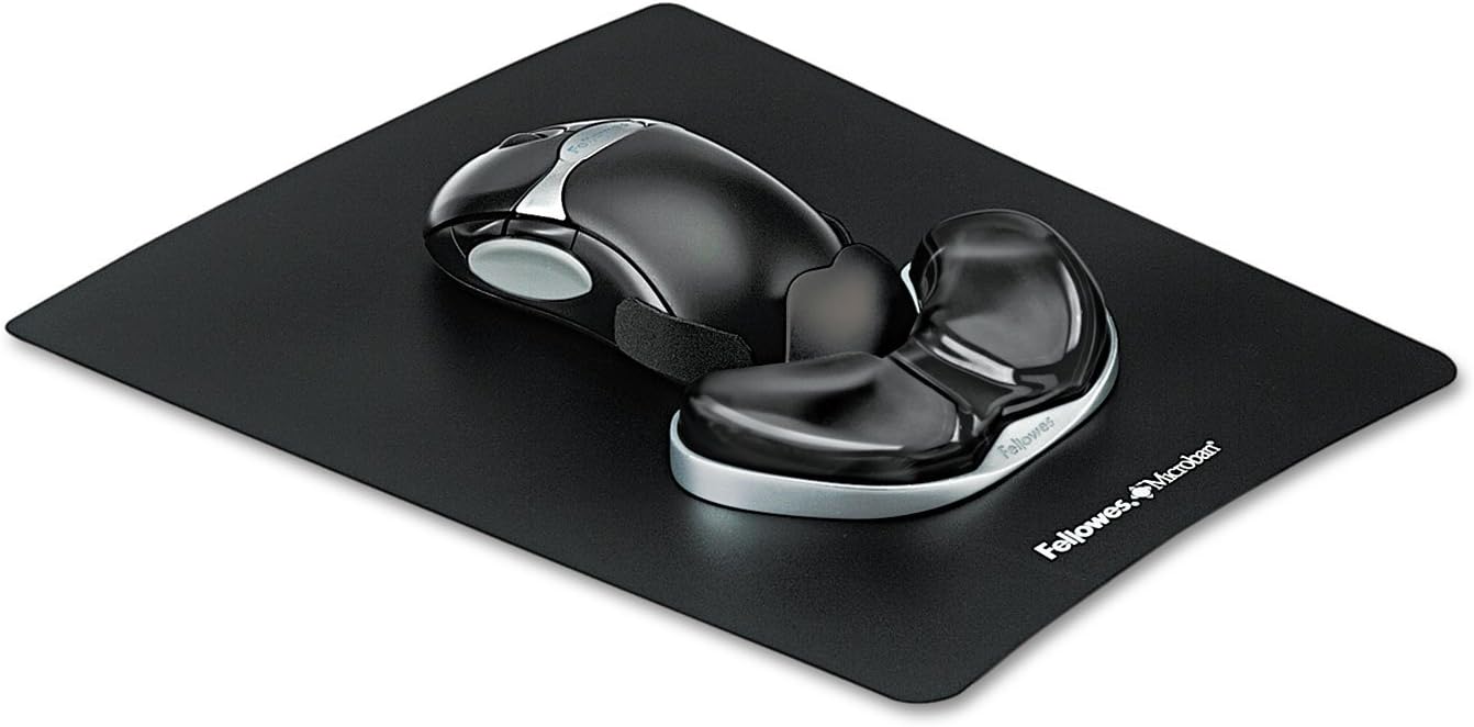 Amazon.com : Fellowes Gliding Palm Support with Microban Protection ...
