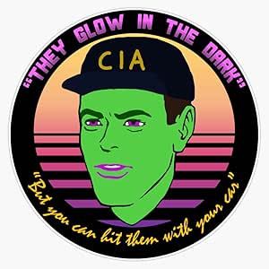 Amazon.com: They Glow In The Dark - Cia Undercover Terry Davis Meme ...