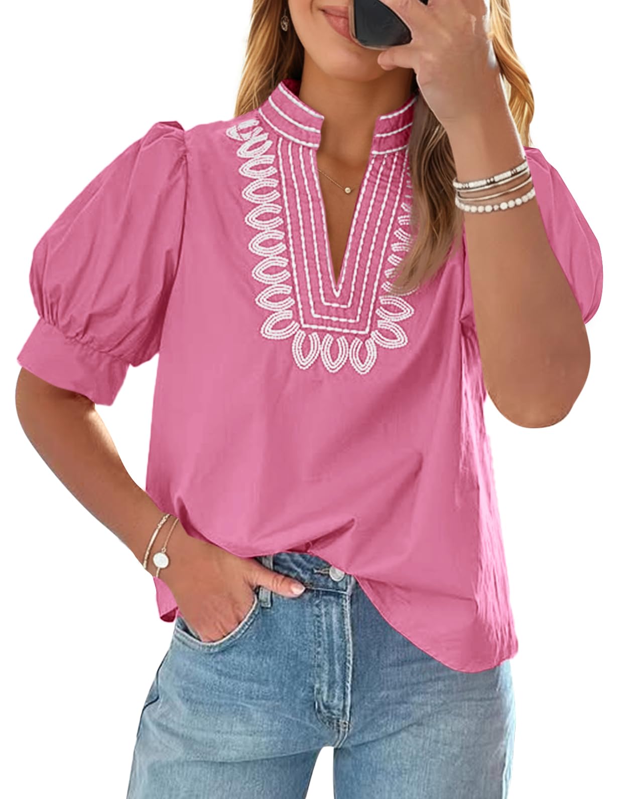 7 Best Hot Pink Blouse | Beyond the Basic Button-Down: Hot Pink