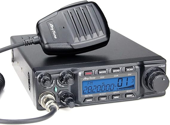 Amazon.com: AnyTone AT-6666PRO 10 Meter Mobile Radio for Truckers,80W ...