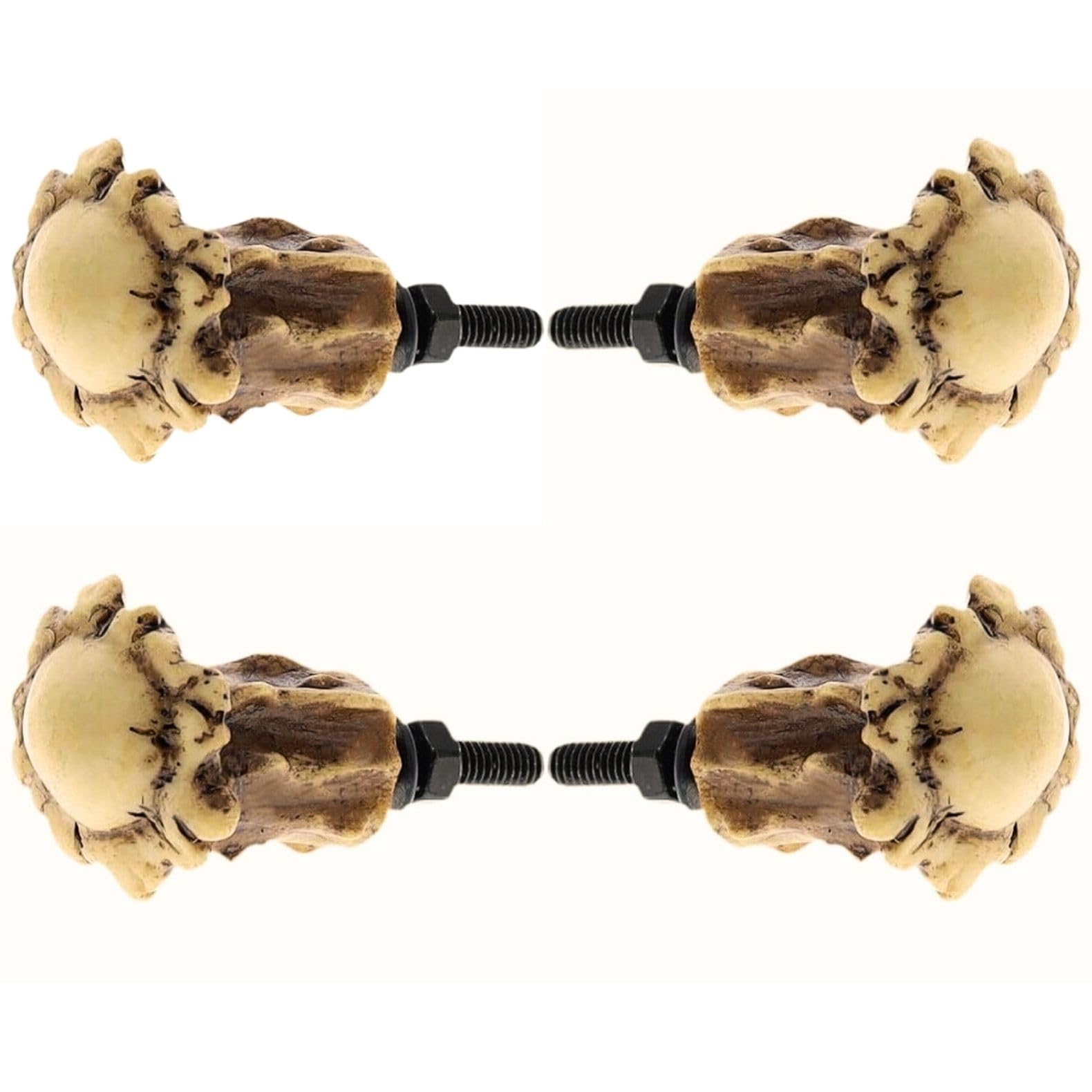 BestGiftEver Rustic Antler Crown Drawer/Cabinet Knobs (Set of 4 ...