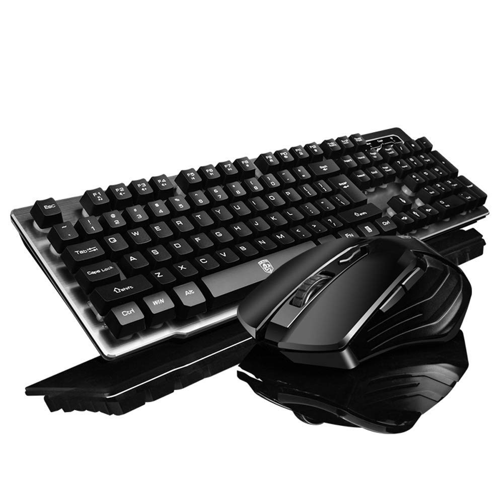 Keyboard and Mouse Combo,2.4G Wireless Mechanical Hand Feel Ergonomic ...