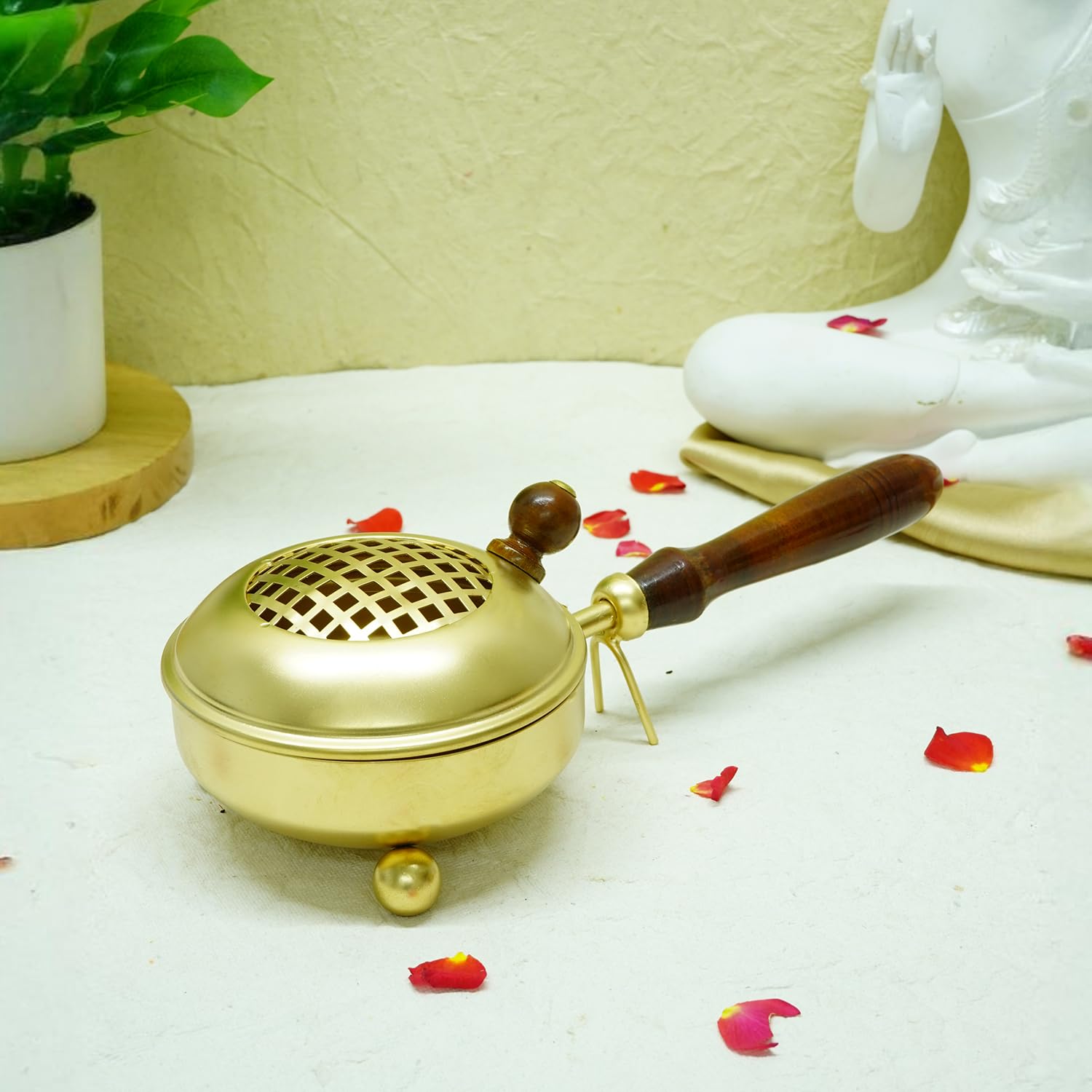 Ekhasa Metal Dhoop Dani Loban Burner Holder Stand for Home | Dhup ...