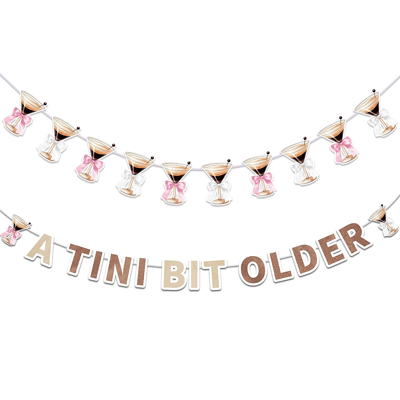 Snapklik.com : TaoBary Espresso Martini Themed Birthday Decorations A ...