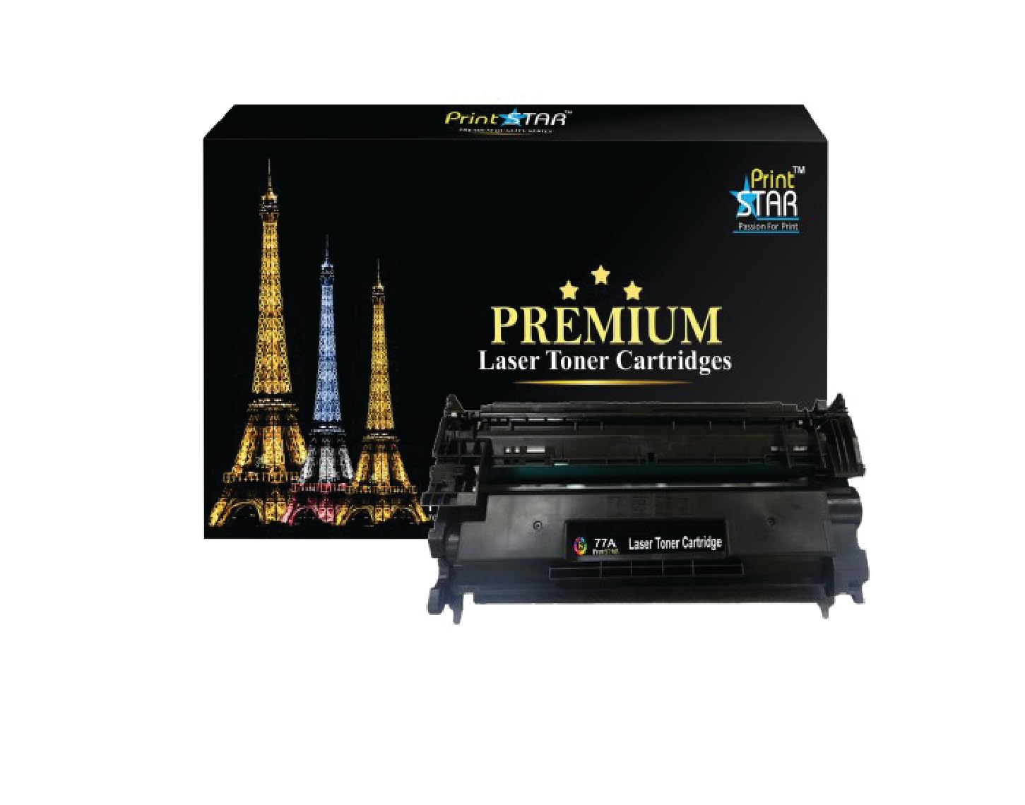 Print Star 77A / CF277A Toner Cartridge with Chip Compatible with HP ...