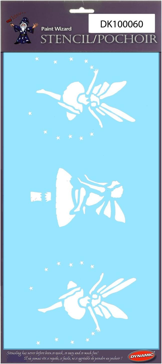 Dynamic DK100060 Paint Wizard Border Stencil with Fairies - Decorative ...
