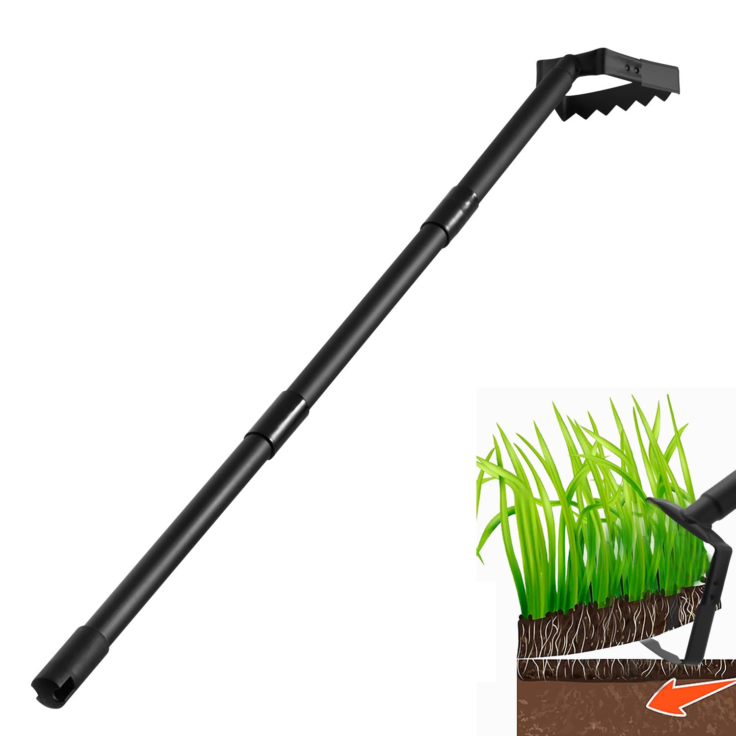 Snapklik.com : Hoe Garden Tool Long Handle, 31-60 Inch Long 1.1 Inch ...