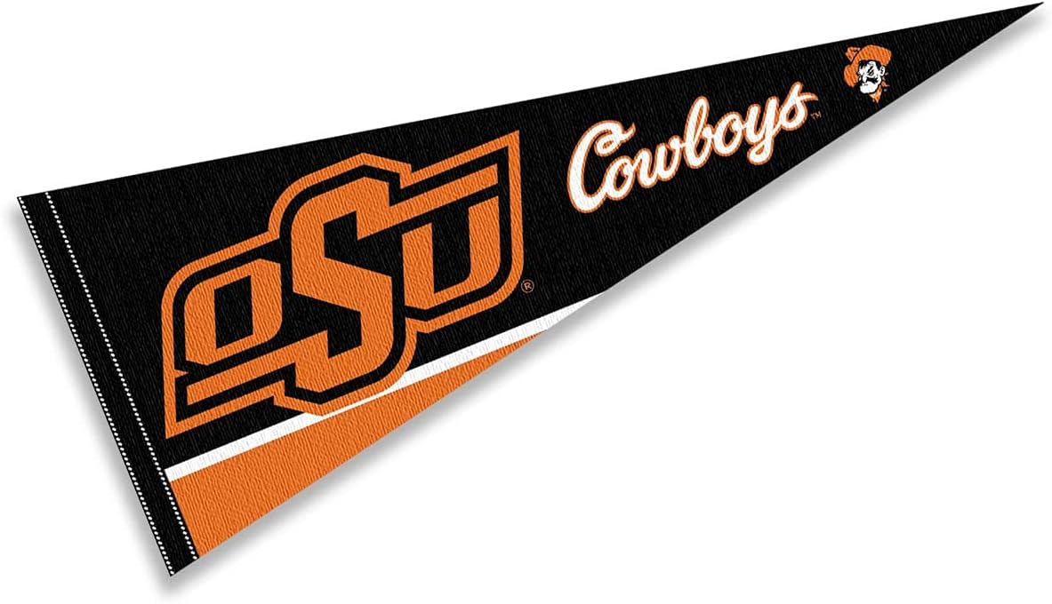 Amazon.com : Oklahoma State Pennant Cowboys Full Size Felt : Sports ...