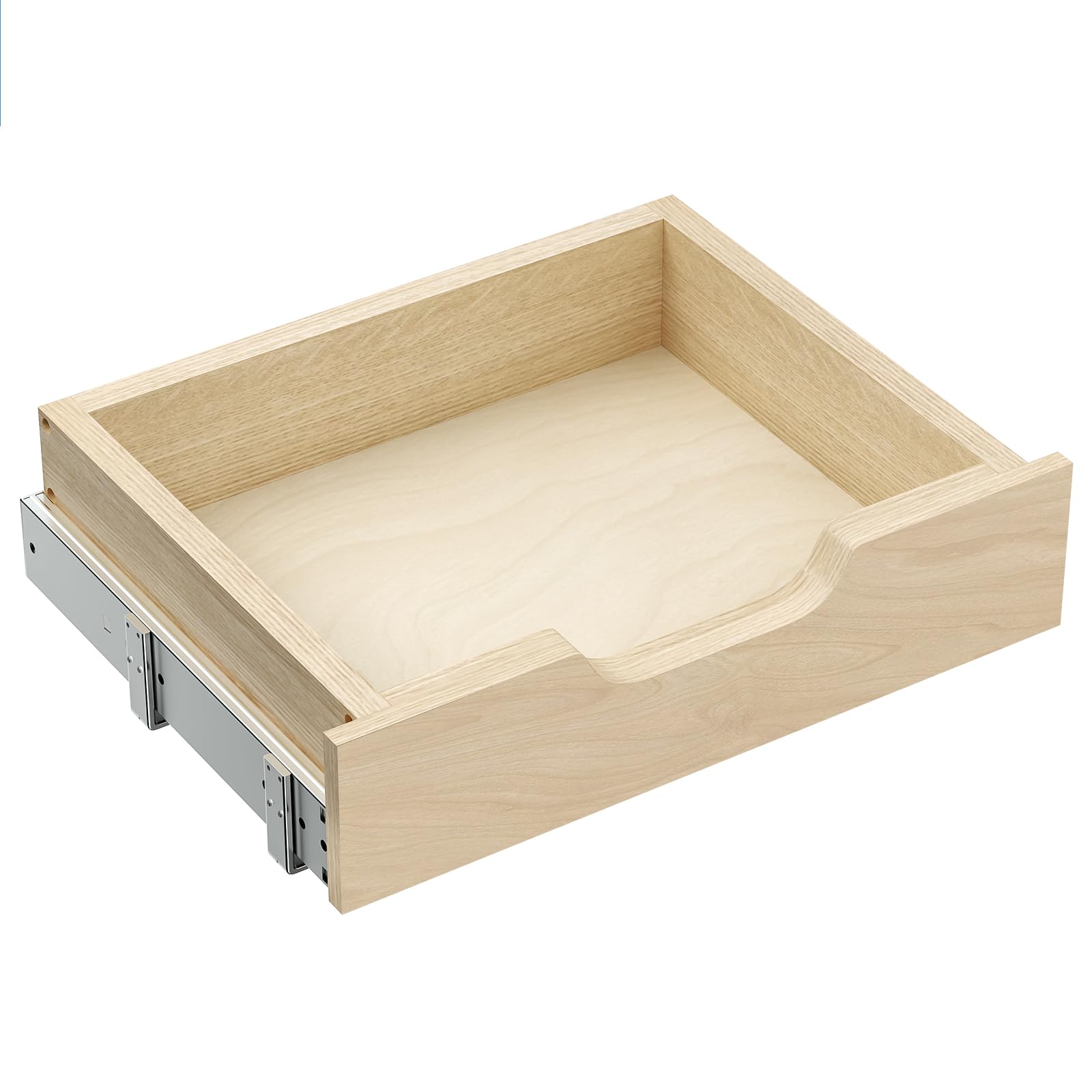 Amazon.com: LOVMOR Soft Close Wood Pull Out Cabinet Organizer with U ...
