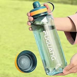 Amazon.co.jp: Water Bottle, 2 Liter, 66.9 fl oz (2,500 ml), Clear Water ...