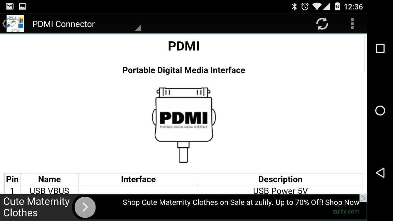 Cable Pinouts - App on Amazon Appstore