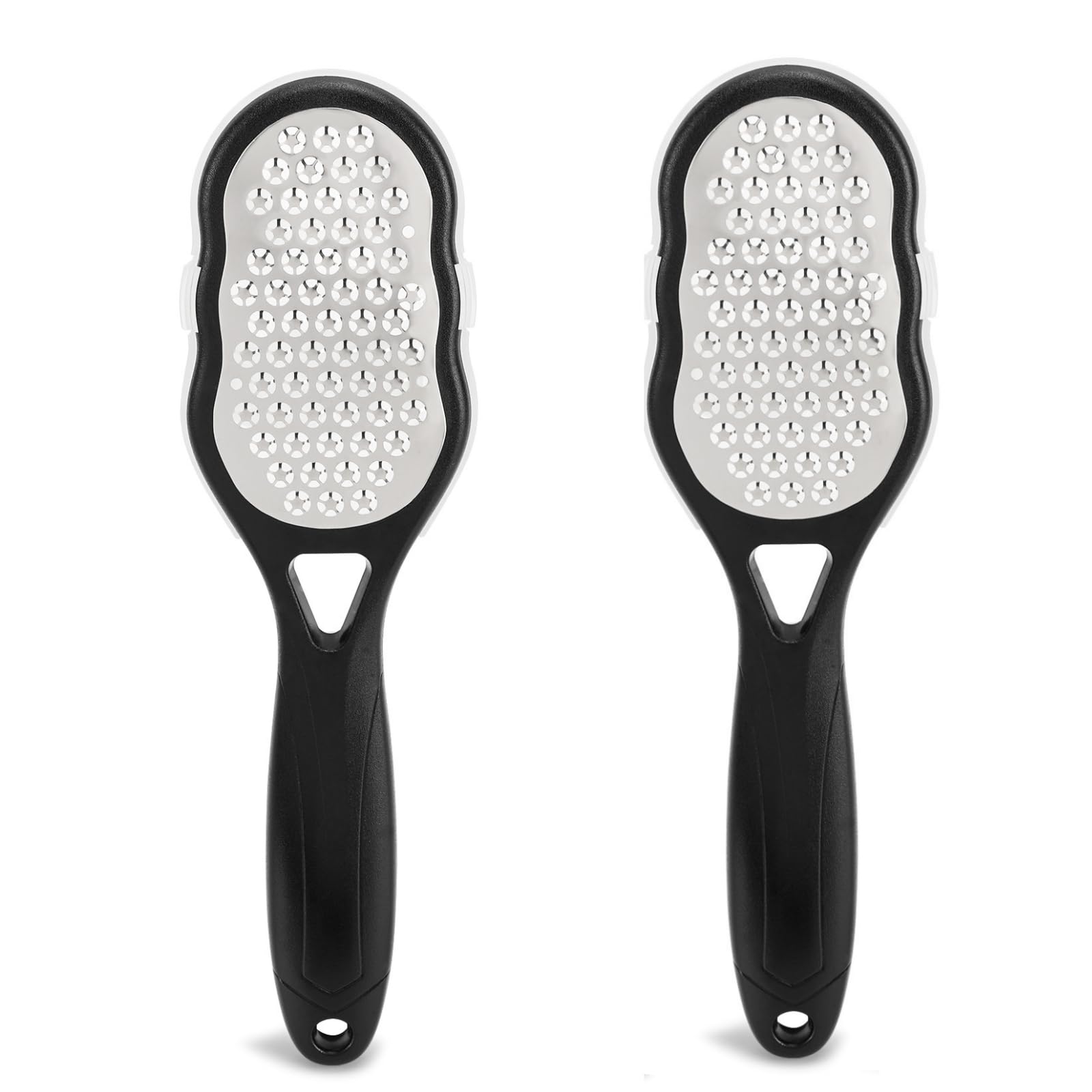 Amazon.com : 2 Pcs Foot Files with Skin Catcher, Stainless Steel Foot ...