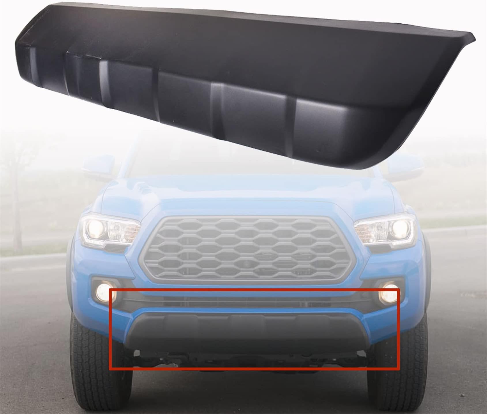 Amazon.com: HECASA Front Lower Bumper Valance Panel Compatible with ...