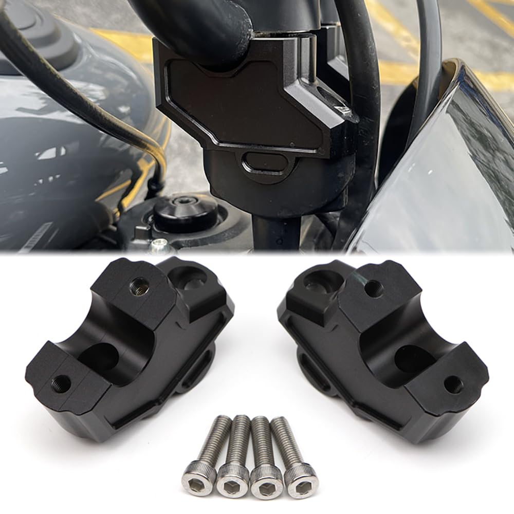 Motorcycle Comfort Mods XMT-MOTO Handlebar Risers For Harley Nightster ...