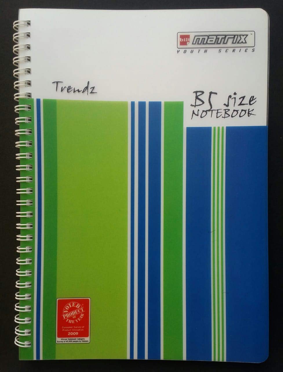 BILT Matrix Trendz Premium Notebook Single Subject - B5, 70 GSM, 160 ...