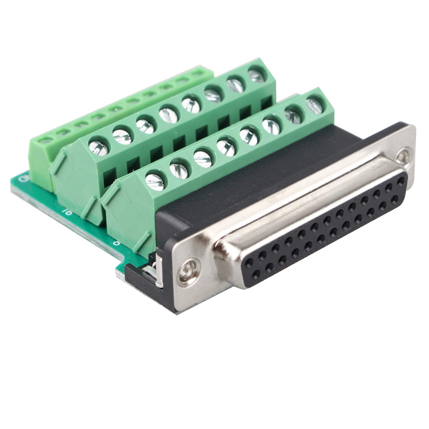 Solder-free Terminal Connector DB25 Breakout Board Female Adapter ...
