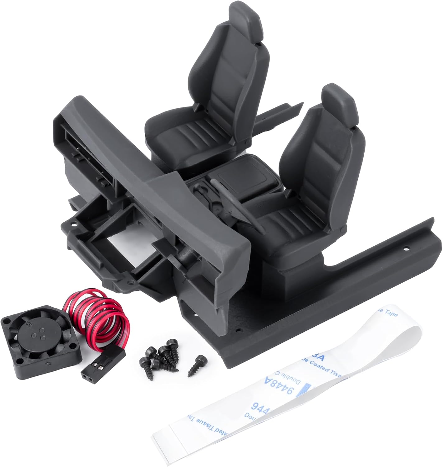 Amazon.com: QUE-T Plastic RC Car Shell Interior Decoration for 1:18 TRX4-M K10 RC Crawler Car ...