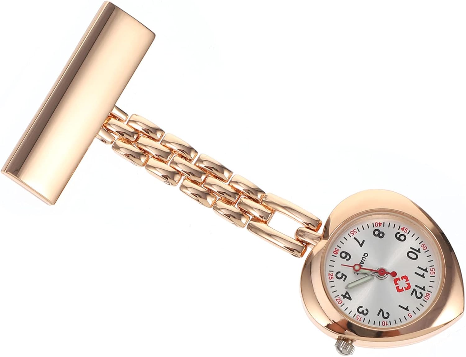 Amazon.com: UKCOCO 1pc Pocket Watch Clip on Doctor Watch Women Clip- on ...