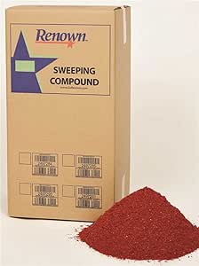 Amazon.com: RENOWN Sweeping Compound Oil Base, with Grit, 100 Lb. Box ...