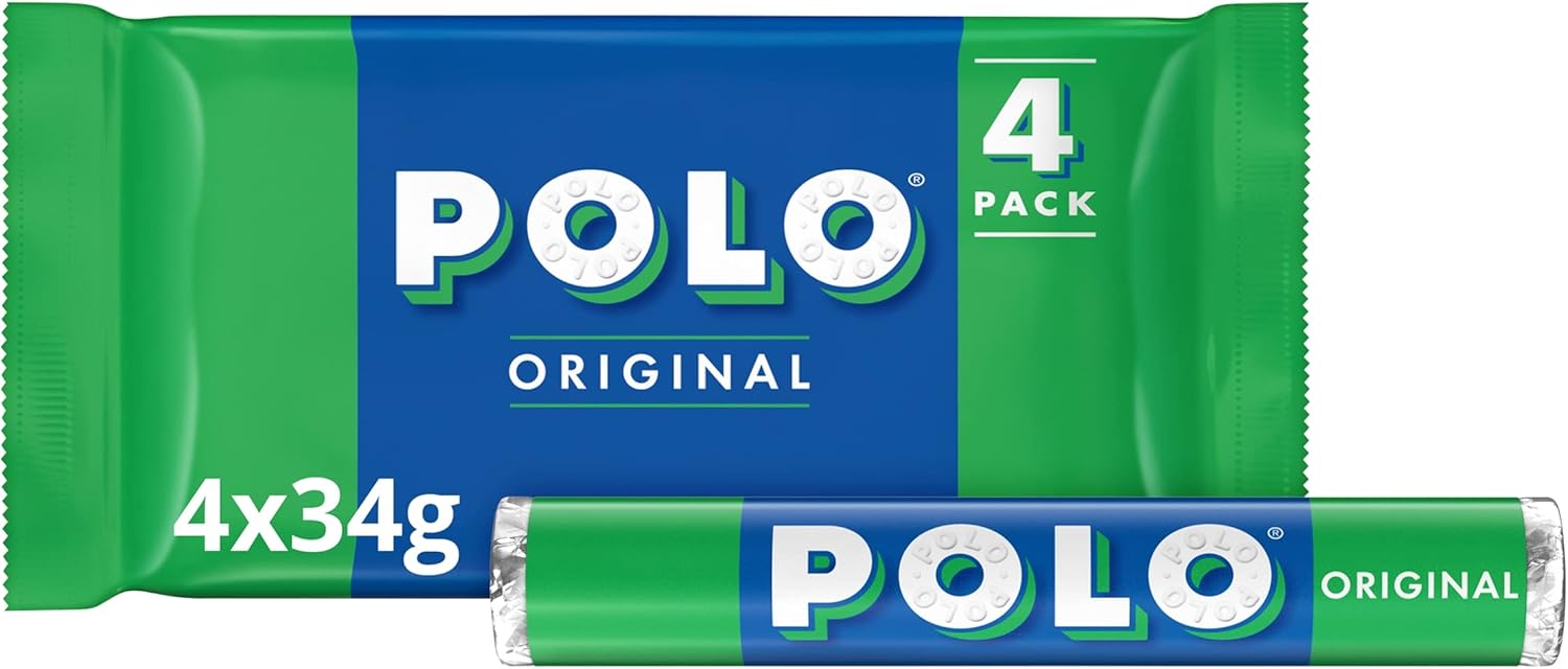 Polo Original Mint Tube Multipack, 4 x 34g : Amazon.co.uk: Fashion
