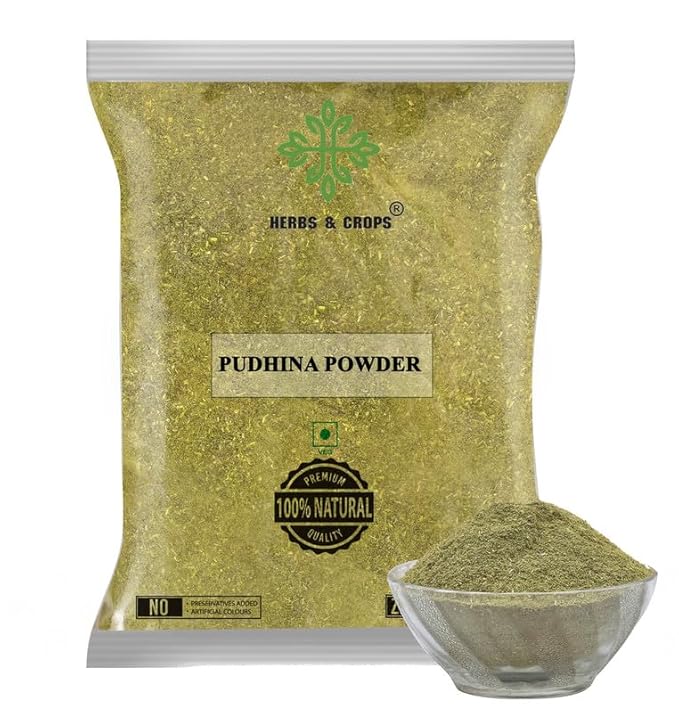 Herbs & Crops Natural Pudina Powder, 50 Gm : Amazon.in: Grocery ...