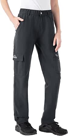 Amazon.com: Gopune Women's Cargo Hiking Pants Quick Dry Lightweight ...