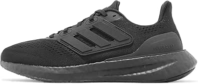 Amazon | [アディダス] ピュアブースト 23 ワイド メンズ ランニング シューズ Pureboost 23 Wide Black ...