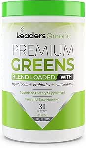 Amazon.com: Leaders Greens Premium Superfood Powder | Loaded with ...