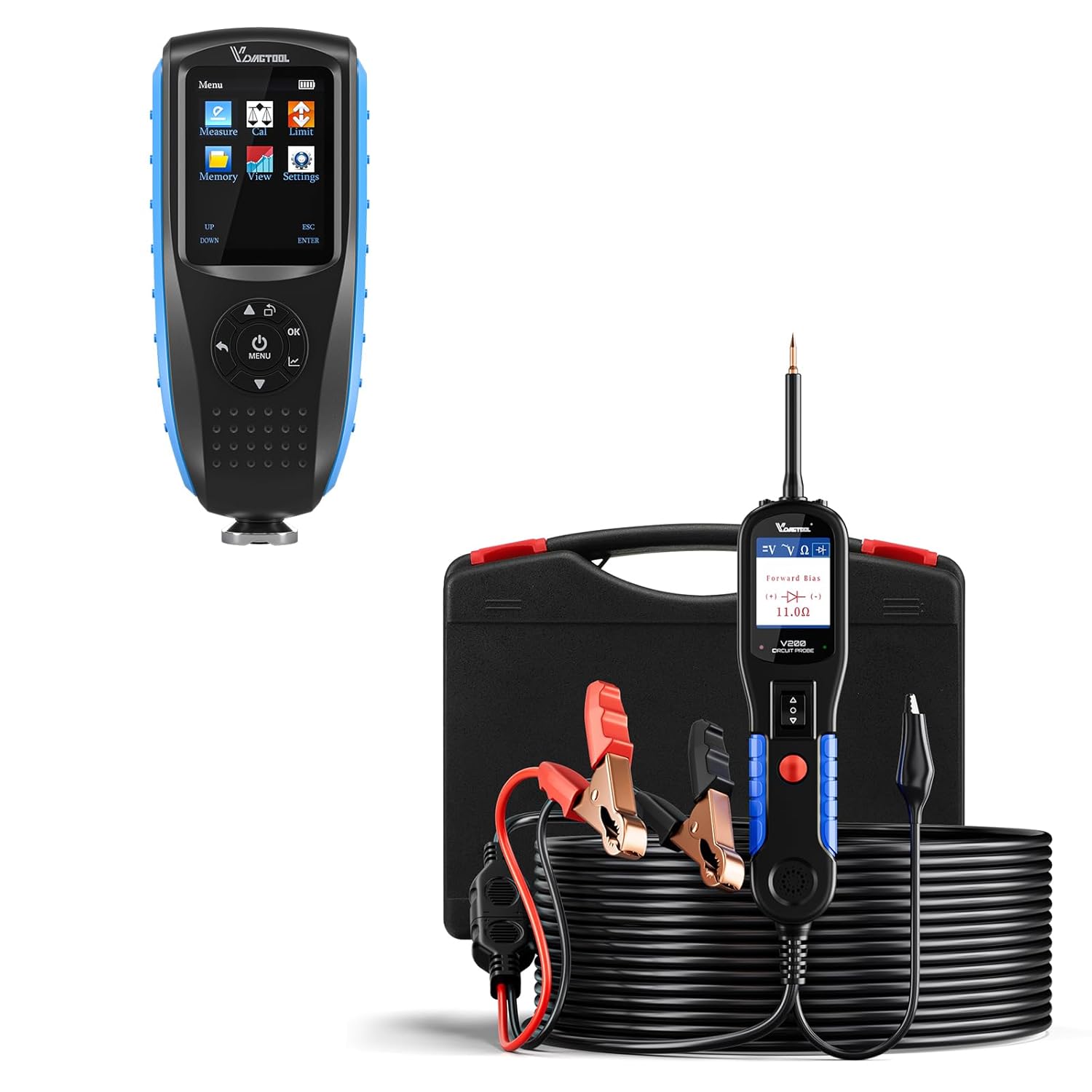 VDIAGTOOL V200 Automotive Circuit Probe Tester, 12V 24V Car Power ...