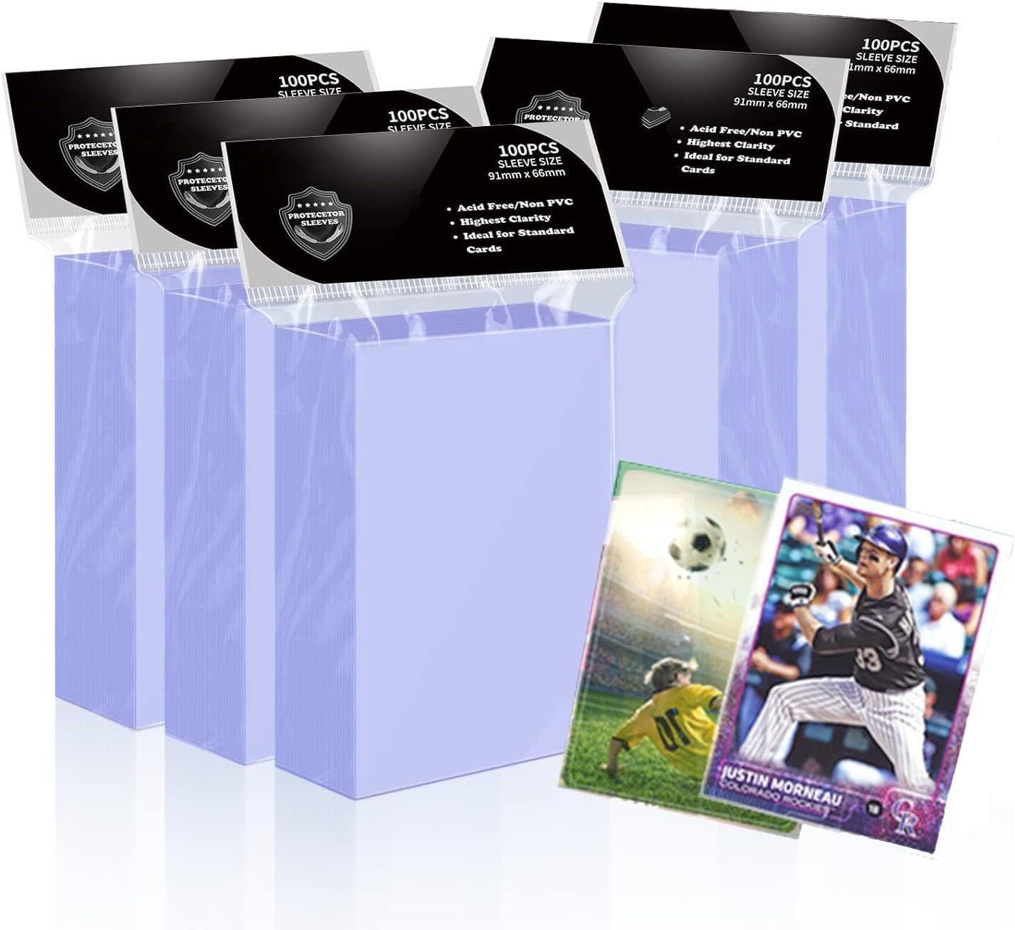 ELECTRIC CHOICE 500 Card Sleeves Kit, Funda para Cartas BLU-Ray ...
