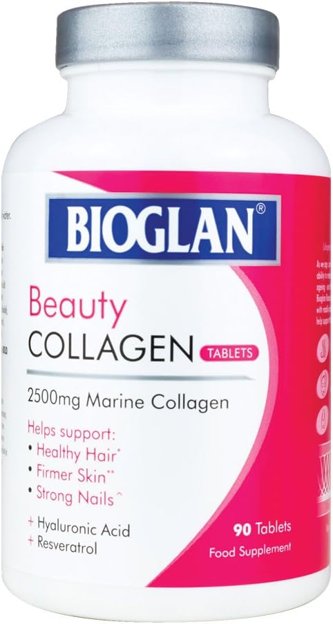 Bioglan Collagen Tablets | 2500mg | Hydrolysed Marine Collagen ...