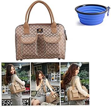 (Small) - Hubulk Dog Carrier Bag Pet Tote Bag Doggie Handbag Cat Purse ...