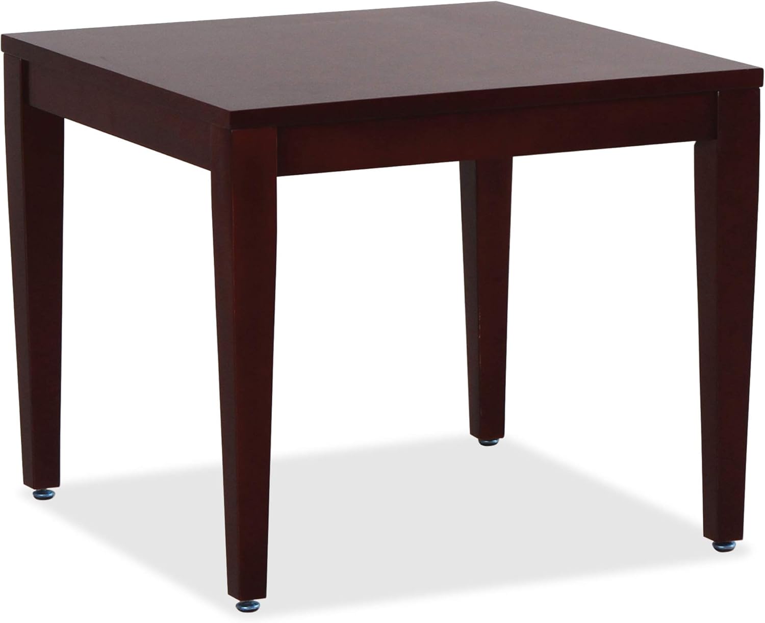Amazon.com: Lorell Mahogany Finish Solid Wood Corner Table : Patio ...