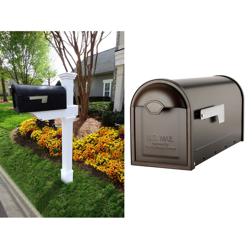 Amazon.com : Zippity Outdoor Products ZP19013 Classica Mailbox Post and ...