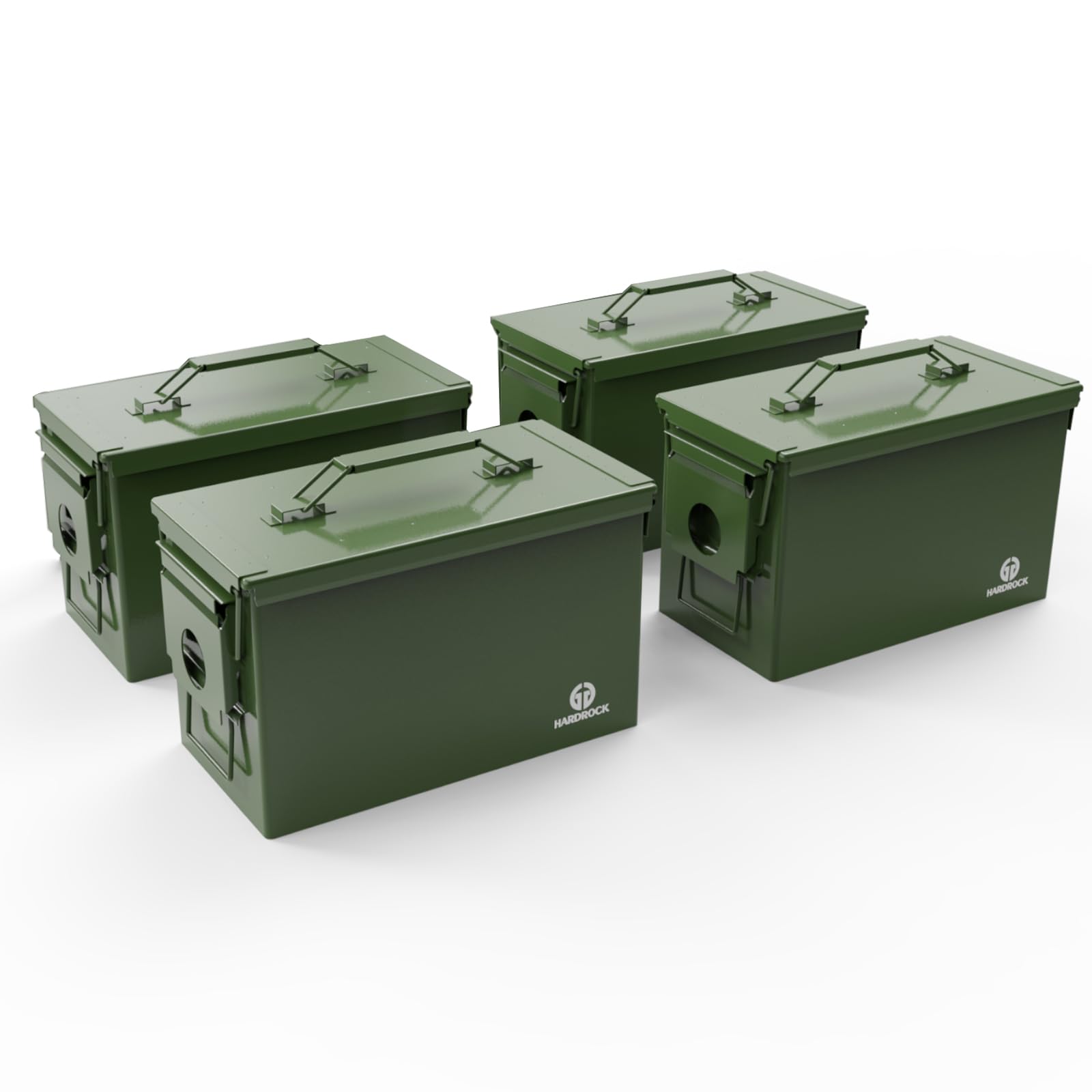 HARDROCK Ammo Can Metal Ammo Box storage crate case For Shotgun bullet ...