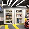 Amazon.com: Atripark Metal Storage Cabinet with Doors, Lockable Steel ...