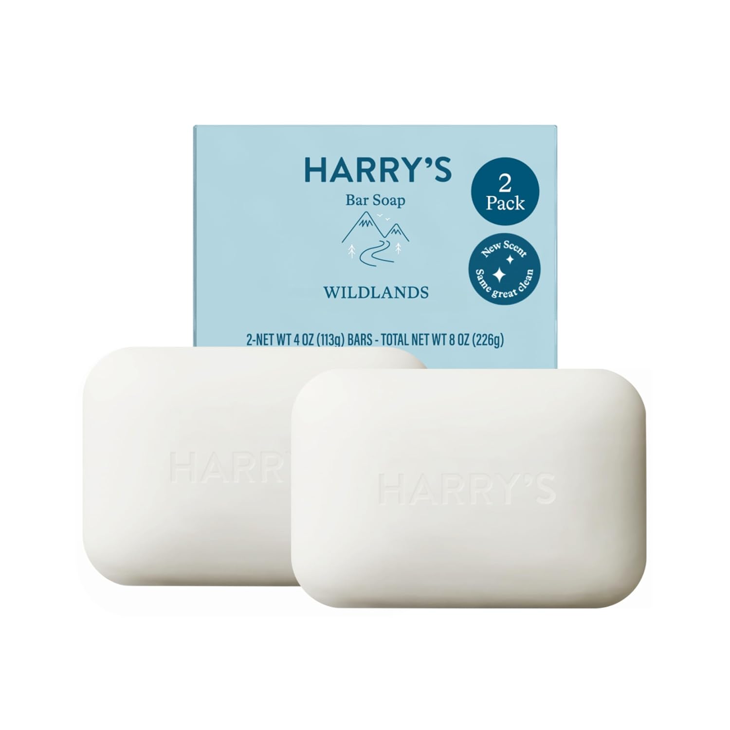 Amazon.com : Harry's Bar Soap for Men - Wildlands Scent, 4 oz Body Soap ...