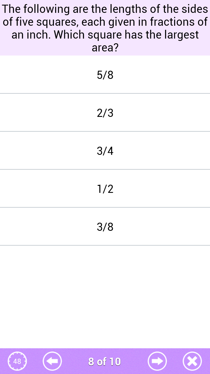 GRE Math : Arithmetic Review - App on the Amazon Appstore