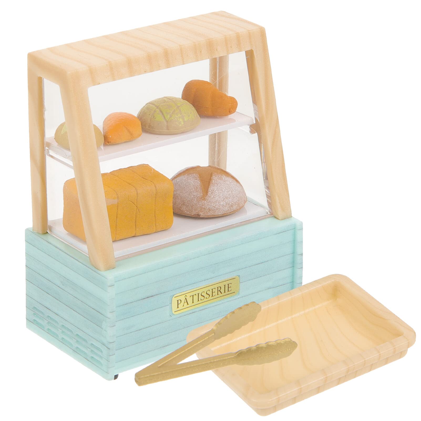 Amazon.com: Miniature Bakery Case 1 Set Cake Stand Display Cabinet Mini ...