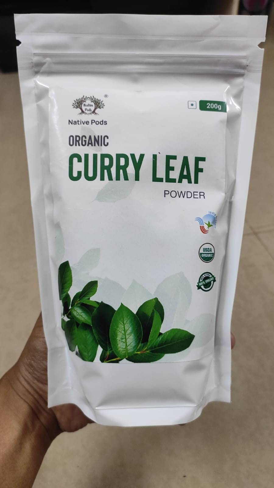 Native Pods Organic Curry Leave Powder - Curry Powder/Curry Leaves ...