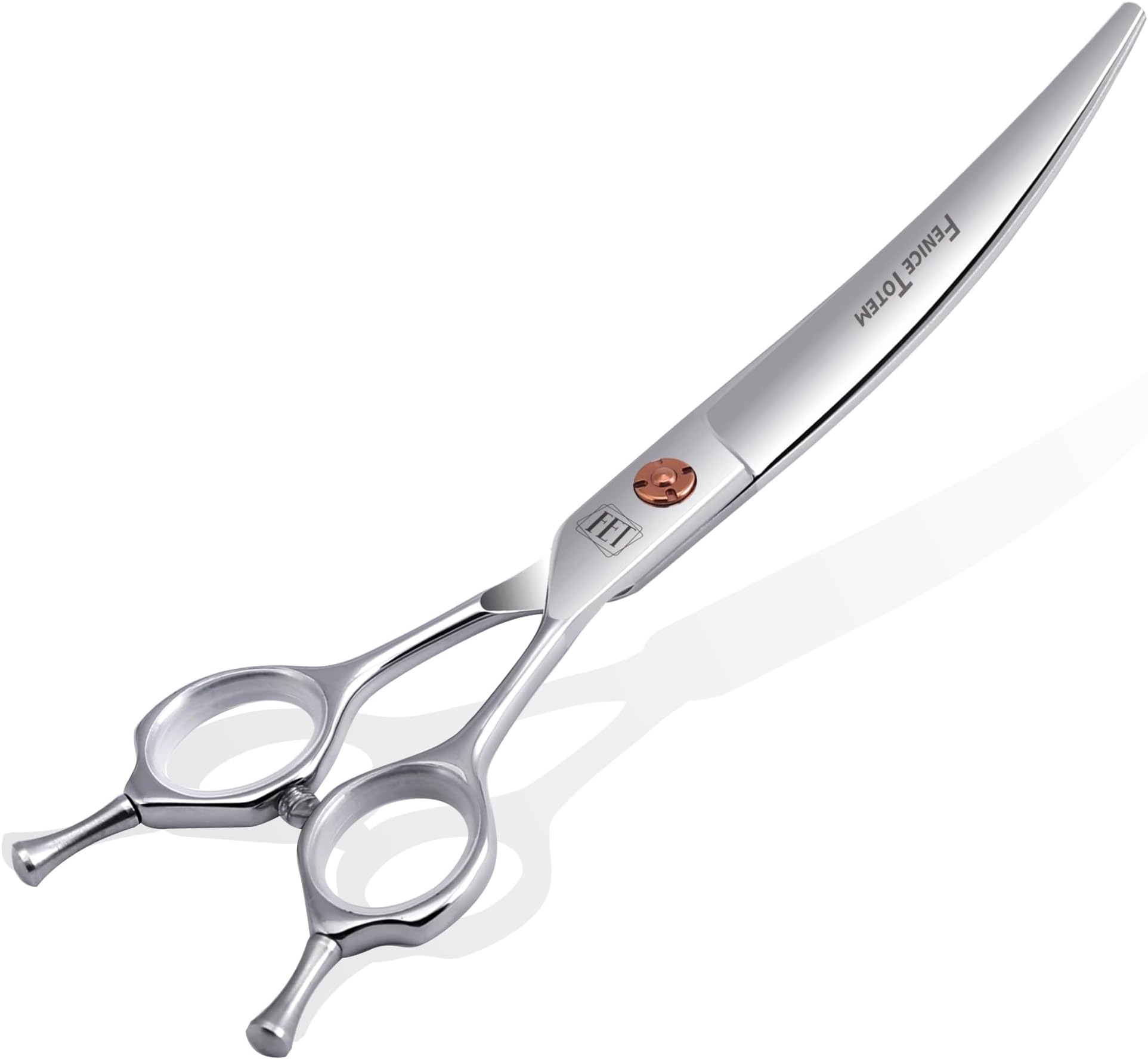 Amazon.com: Fenice Totem Dog Grooming Scissors: 7.0 inch Curved Pet ...