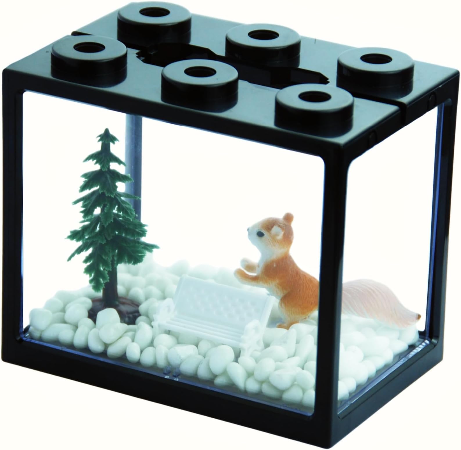 Amazon.com : QTLCOHD 4Pcs Small Betta Fish Tank, 0.6 Gallon Mini Fish ...