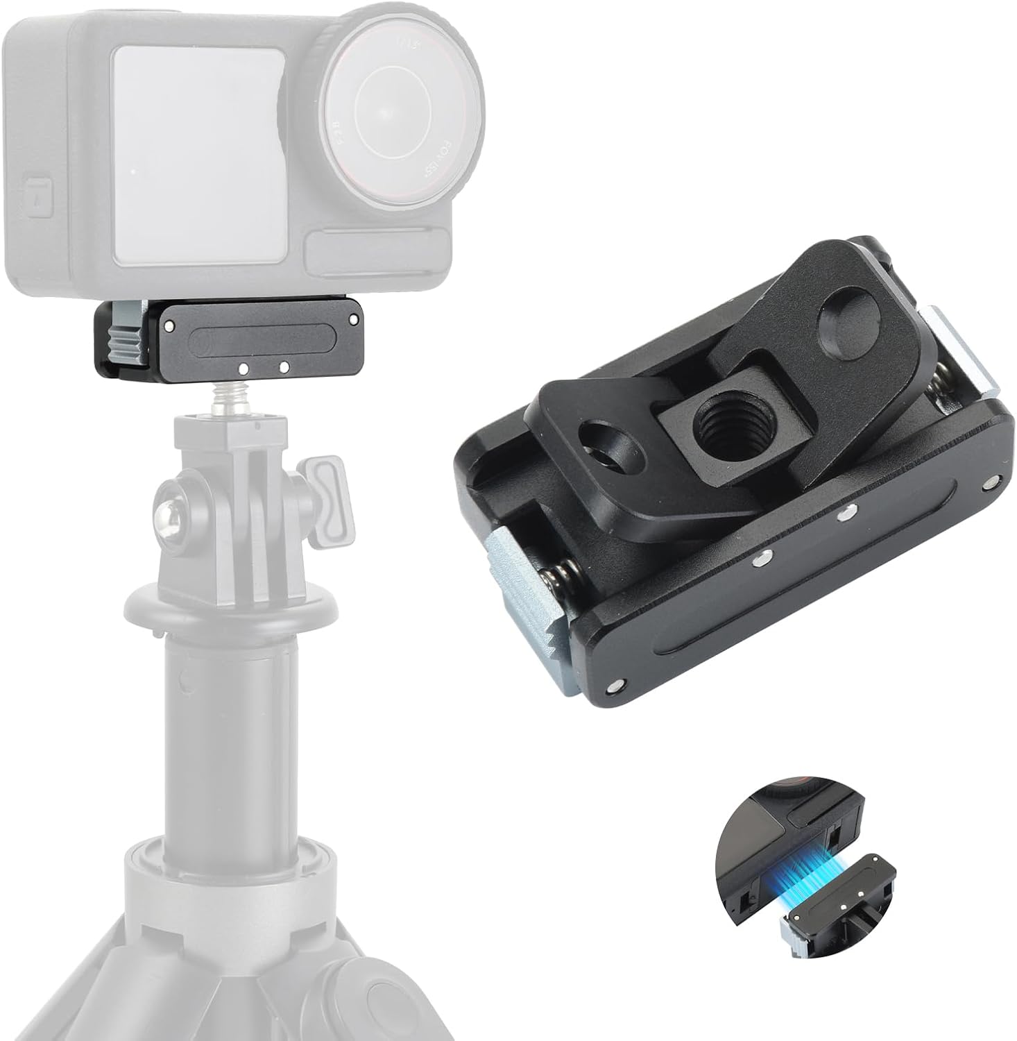 Amazon.com : UTEBIT Magnetic Mount for DJI Action 5/4/3/5 Pro - Quick ...
