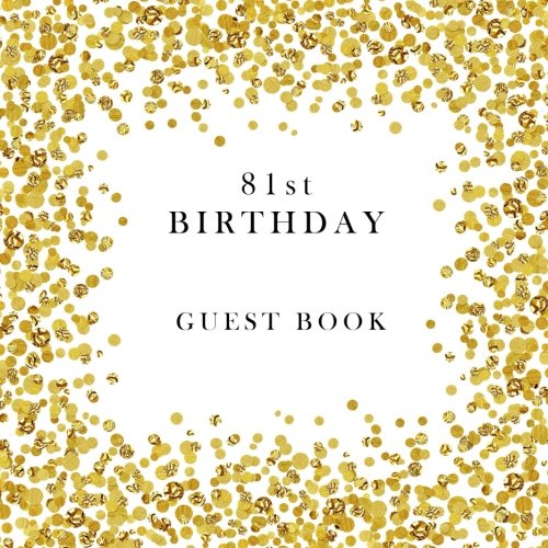 81st Birthday Guest Book: Books, Creative Simple: 9781983981135: Amazon ...